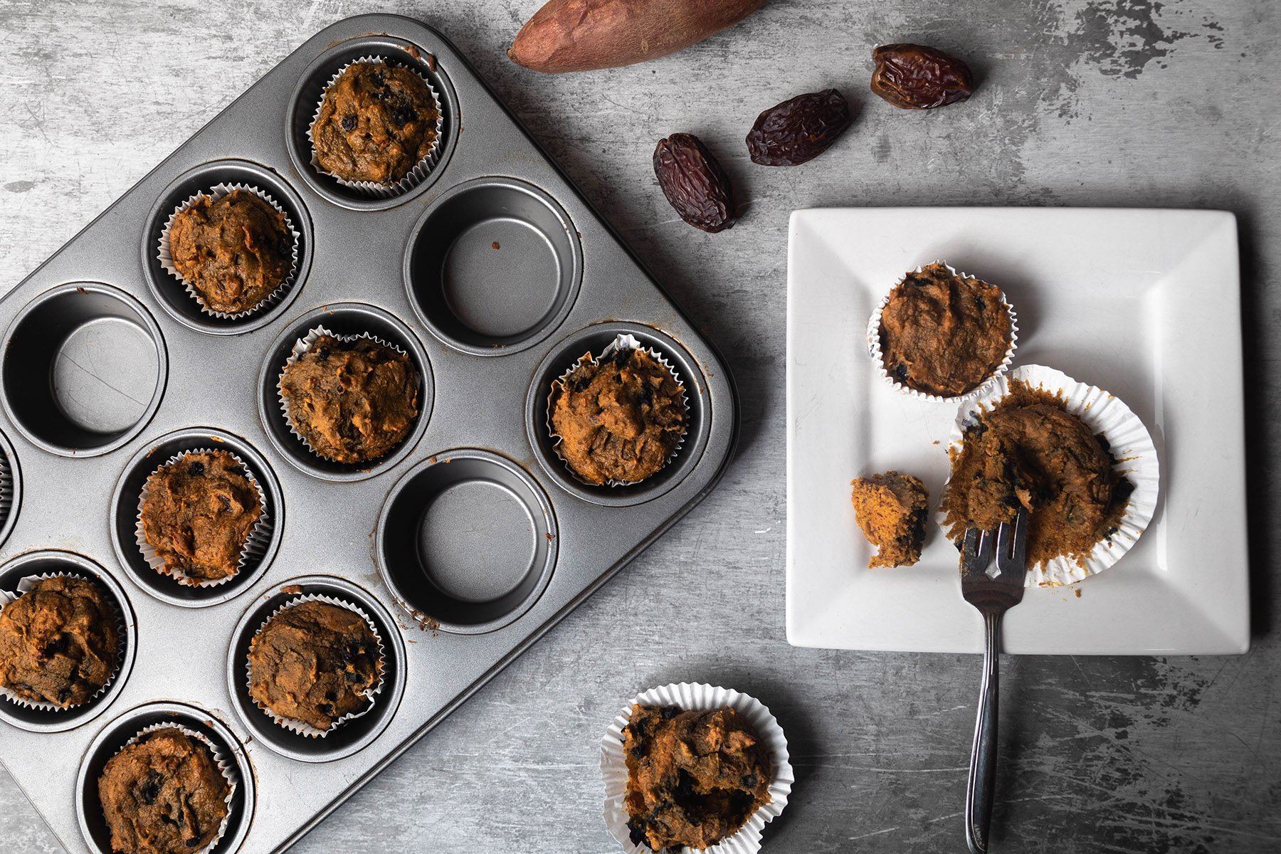 Vegan Wild Blueberry Muffins - Flash in the Pans