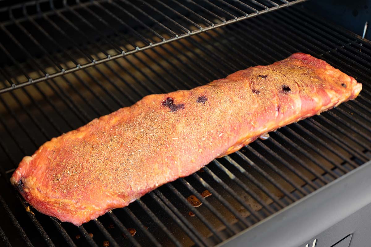 Dry Rub Smoked Ribs - Flash in the Pans